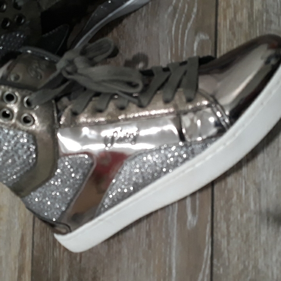 Pastry | Shoes | Pastry Silver High Top Sneakers Size 65 | Poshmark
